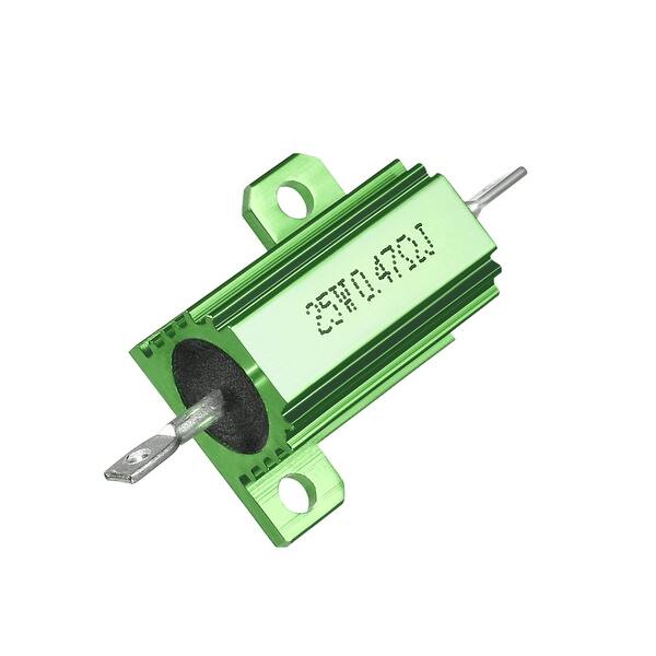 25W 0.47 Ohm Aluminium Housing Chassis Mount Wirewound Power Resistor ...