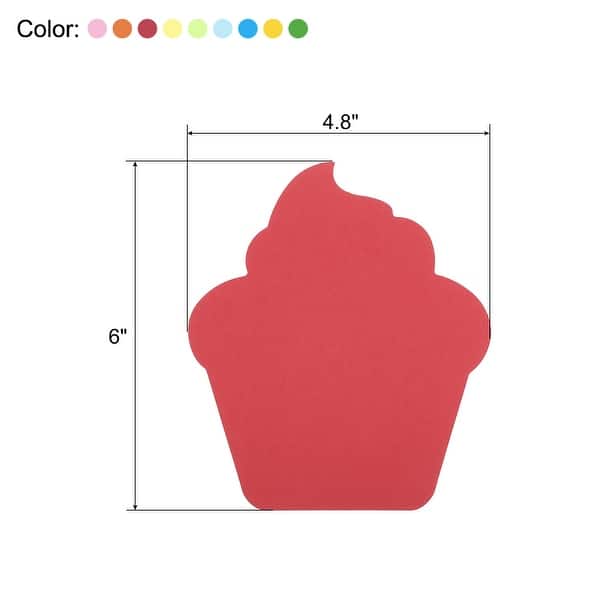 Cake Cutouts, Paper Cakes, Colorful Cake Cutout for Home Party Decor ...