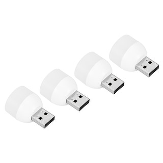 4Pcs USB Night Light 1W Portable Plug-in Mini LED Lamp Bulb - Bed Bath ...