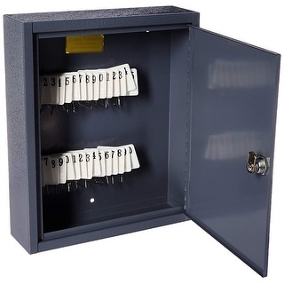 Buddy Product 130-1 30 Key Storage Cabinet, 30-Hooks, Gray - Bed Bath ...