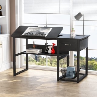 Drafting/Drawing/Painting Desk with Adjustable Tiltable Tabletop ...