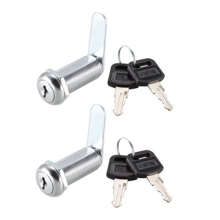 Cam Lock 40mm Cylinder Length Fit for Max 1-3/8-inch Panel 2Pcs - 40mm ...