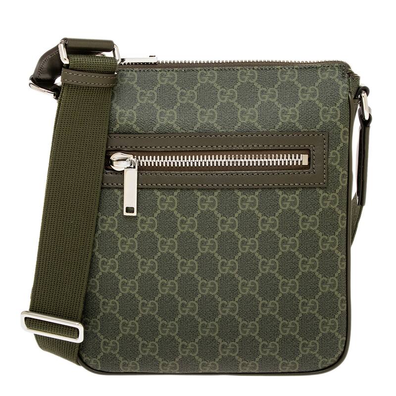 Gucci Men's GG Monogram Small Messenger Bag - Overstock - 43480608