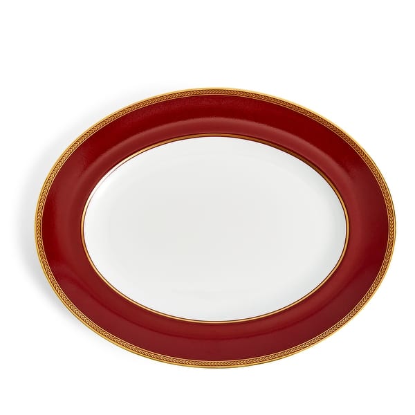 Wedgwood Renaissance Red Oval Platter 14in - Bed Bath & Beyond - 38882788