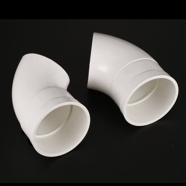 2Pcs PVC Water Pipe Multi-angle Elbow Fitting 50mm ID Tube Eccentric ...