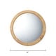 Alden Decor Zuri Rattan Round Mirror - Bed Bath & Beyond - 37343238