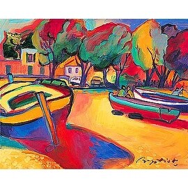 ''Conversation on the Coast'' by Gerry Baptist Coastal Art Print (20 x ...