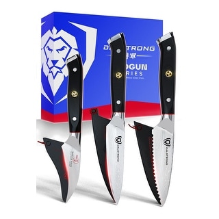 Paring Knife Set - Shogun Series - 3 Piece - Damascus - Japanese AUS ...