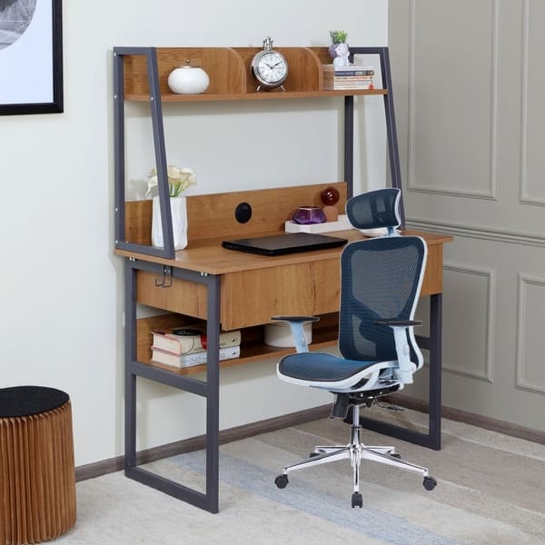 Executive office chair Blue rolly chairs Nylon Mesh desk chair - Bed ...