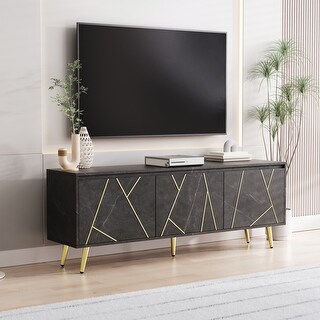 TV Stand Media Storage Cabinet Console Table for up to 65" TVs - 57.90 ...