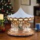 90th Anniversary Collection - Animated & Musical Crystal Carousel, Ice ...