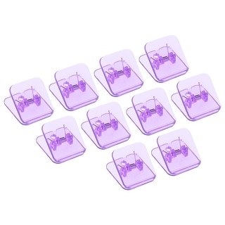 Paper and Bag Clips,10Pcs Square Clamps Snacks Bag clip,Transparent ...