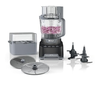 XL Food Processor, 1200 Peak-Watts 4-in-1 Chopping Slicing/Shredding ...
