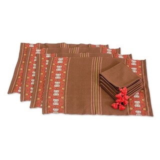 Handmade Cotton table linen set (Guatemala) - Bed Bath & Beyond - 32485807