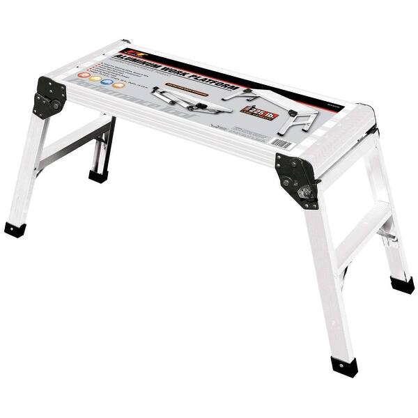 Folding Aluminum Work Platform And Step Folding Aluminum Work Platform ...