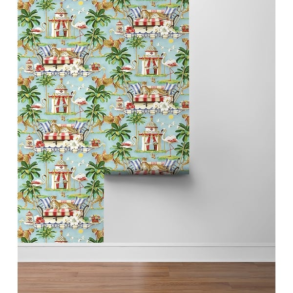 Harrison Howard Night In India Dawn Peel & Stick Wallpaper - 20.5 in. W ...