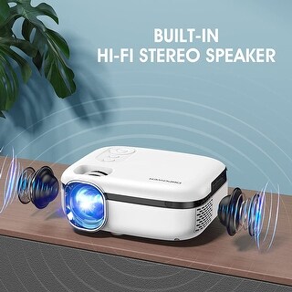 WiFi Mini Projector 1080P Full HD Supported and 240" Display Video ...