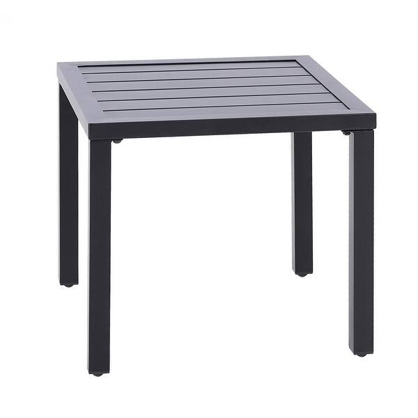 Indoor/Outdoor Small Metal Square End Table - Bed Bath & Beyond - 39157788