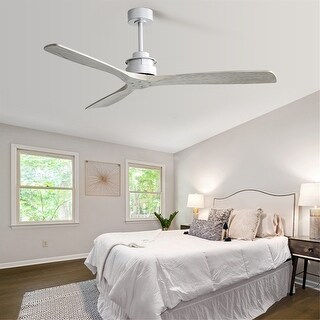 60 Inch Ceiling Fan With 6 Speed Remote Control Reversible DC Motor ...