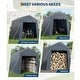 7x10 Ft Carport Heavy Duty Tent with Roll-Up Windows, Outdoor Portable ...