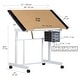 Studio Designs Deluxe Mobile Drawing and Craft Table with Storage - Bed ...