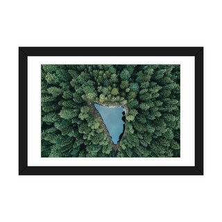 iCanvas "Hidden Lake In A Forest" by Michael Schauer PFA - Bed Bath ...