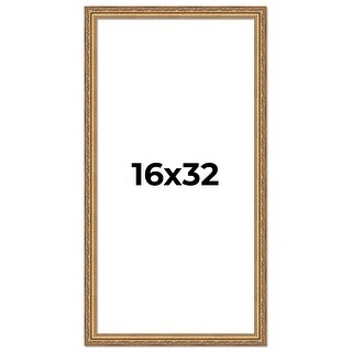 16x32 Frame Red Solid Wood Picture Frame Width 1.75 Inches | Interior ...
