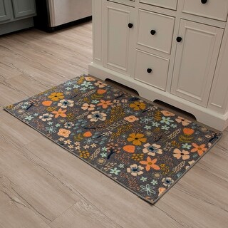 Mohawk Home Machine Washable Whimsy Floral Kitchen Rug - Bed Bath ...