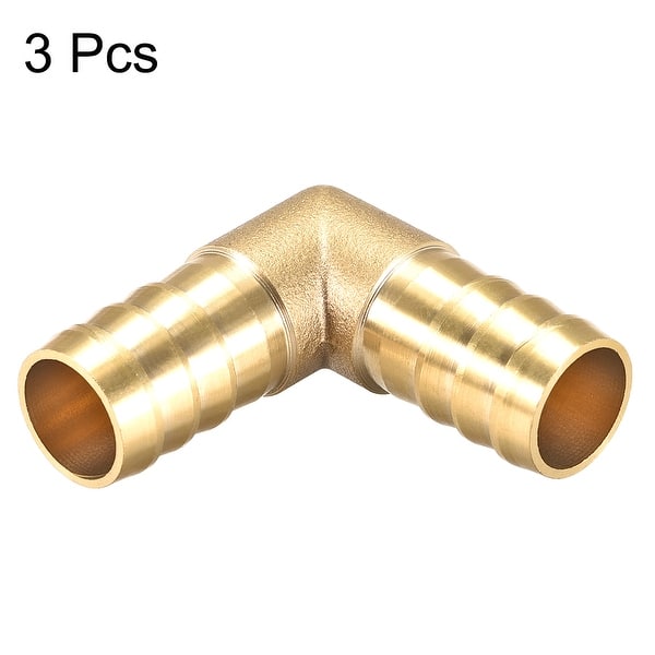 16mm Barb Hose Fitting 90 Degree Elbow Pipe Coupler Tubing Adapter 3pcs ...