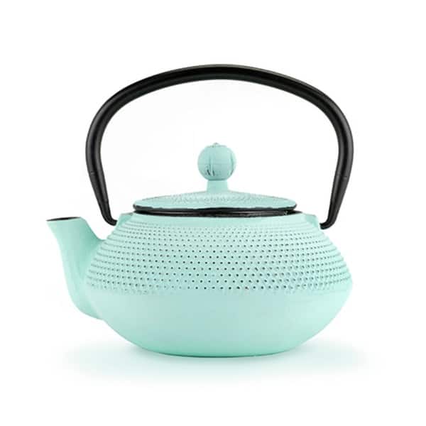 Miko Light Blue Cast Iron Teapot by Pinky Up - As Pictured - Bed Bath ...