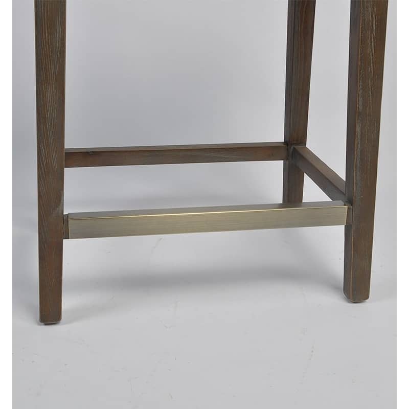 Henley Nailhead Velvet 26" Counter Stool - Overstock - 32736041