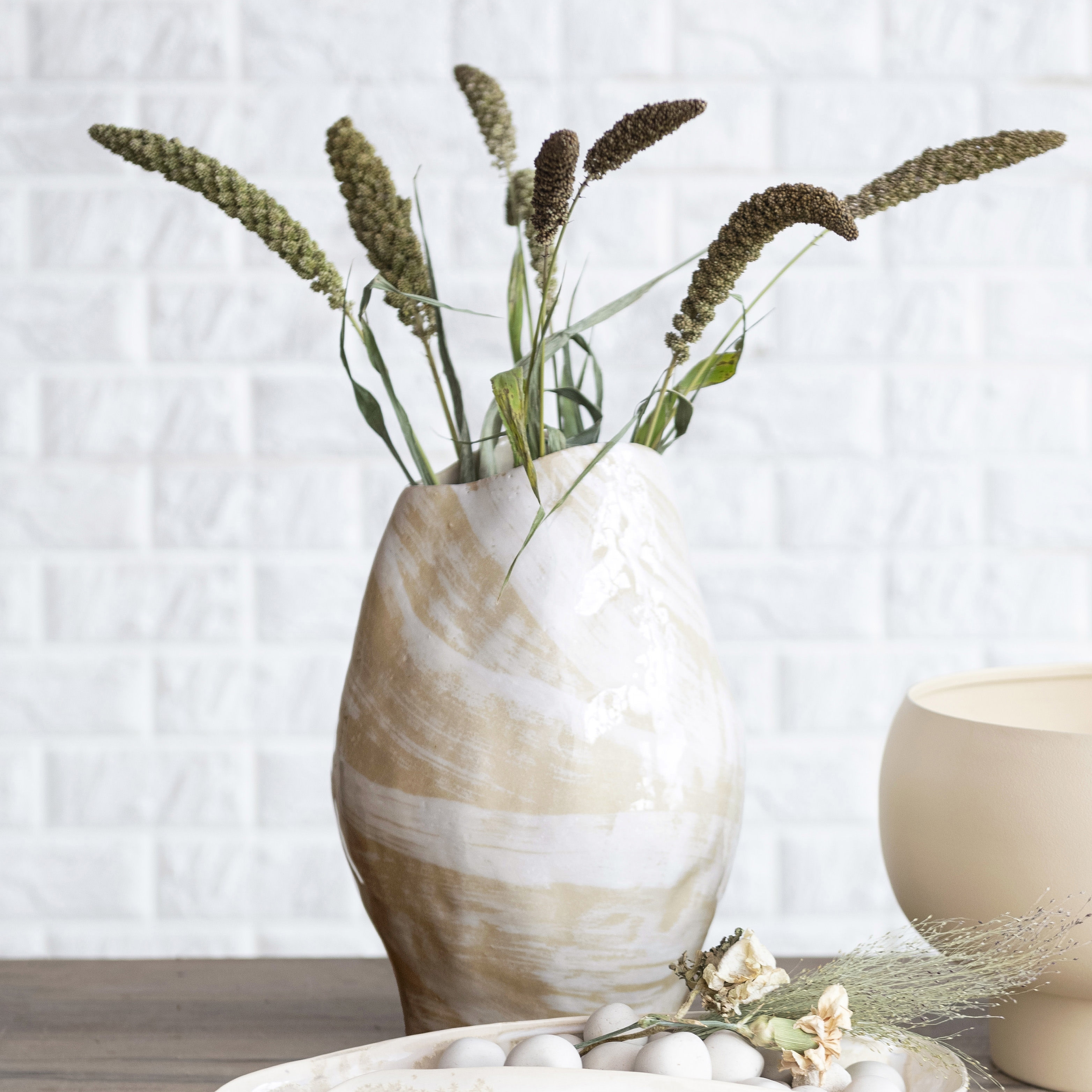 Beige Vases - Bed Bath & Beyond