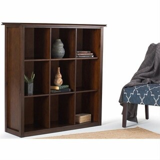 9 Cube Bookcase Solid Wood Russet Brown - 52 x 63 - Bed Bath & Beyond ...
