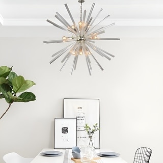 9-Light Scifi Sputnik Chandelier - Dimmable Pendant Light - Bed Bath ...