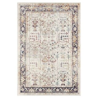 Indiana Blue and Purple Multi-Color Distressed Rug - Bed Bath & Beyond ...