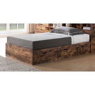 Q-Max Full Size Chest Bed Featuring Three Drawers - Bed Bath & Beyond ...
