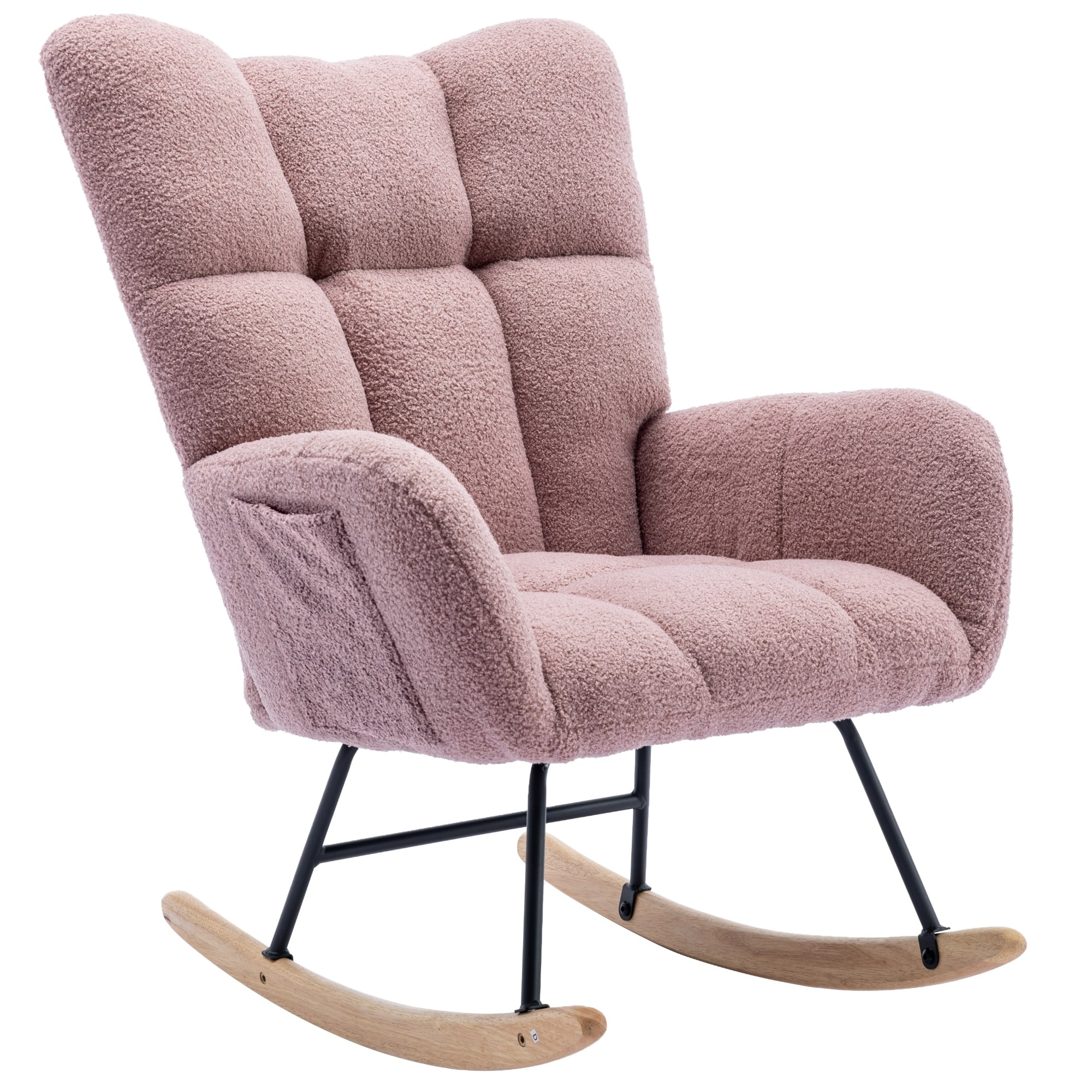 Teddy Fabric Upholstered Accent Chair Arm Chair Single Sofa Chair Large ...