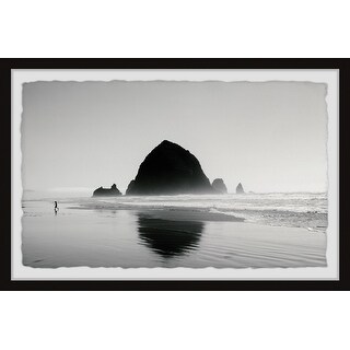'Sea Stack Shadow' Framed Painting Print - Bed Bath & Beyond - 34400381