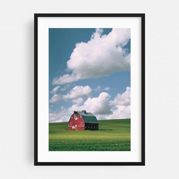 Palouse Region Red Barn II Photography Agriculture Art Print/Poster ...