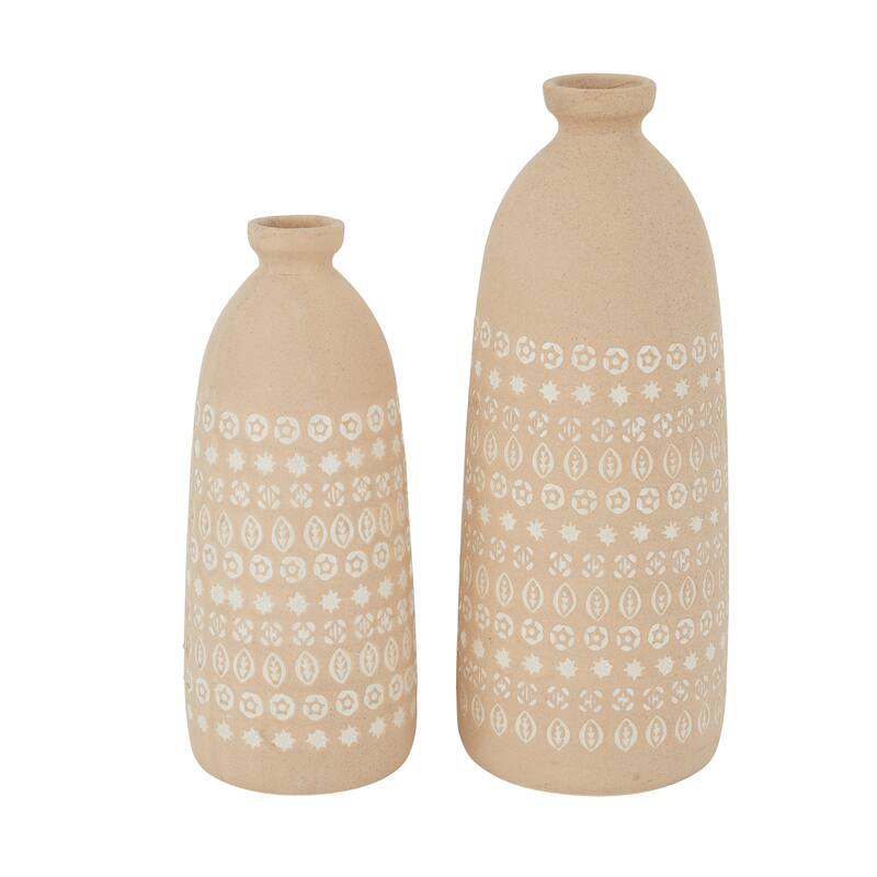 Stoneware Rustic Vases (Set of 2) - Overstock - 34379666