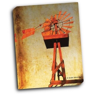 Chips Windmill I 16x20 Gallery Wrapped Stretched Canvas - Bed Bath ...