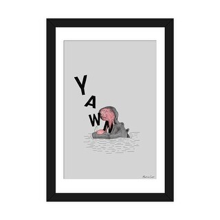 iCanvas "Yawning Hippo" by Martina Scott - Bed Bath & Beyond - 37415154