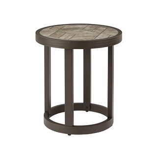 Agio Ellery Round End table - 22" Round x 23.74"H - Bed Bath & Beyond ...
