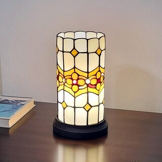 11" Tiffany Style Mosaic Tile Accent Table Lamp - Bed Bath & Beyond ...