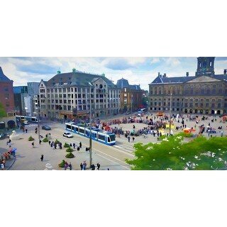 Fine Art Studio LLC Streets of Amsterdam II by R. Bolokofsky - Bed Bath ...