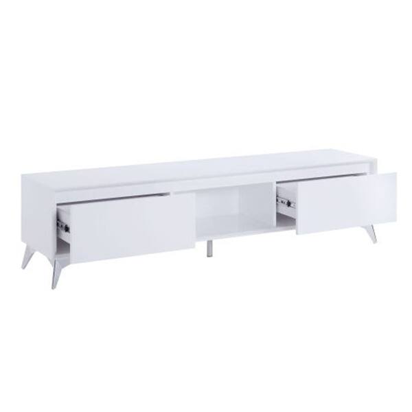 71 inch White TV benches wood TV stand - Bed Bath & Beyond - 35794667