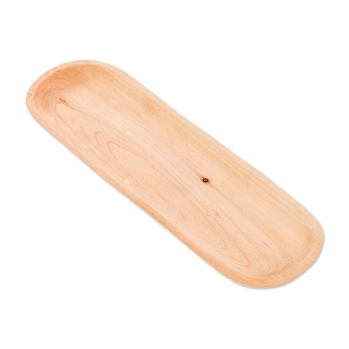 Novica Handmade Natural Conclusion Wood Platter - Bed Bath & Beyond ...