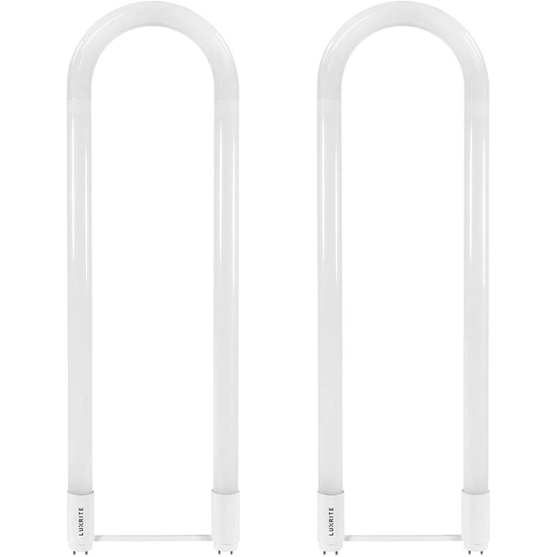 Luxrite U Bend LED Tube Light T8 T12 18W 32W Equivalent Direct or ...
