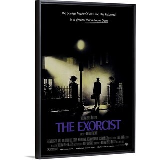 "The Exorcist (1973)" Black Float Frame Canvas Art - Bed Bath & Beyond ...