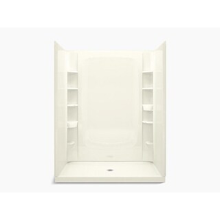Sterling 72330106 Store+ 77" H x 60" W x 34" D Three Piece Shower - Bed ...